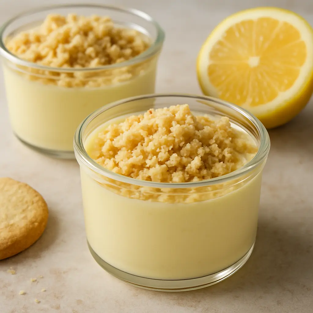 Lemon Posset with Shortbread Crumble | Chefstore Cookbook